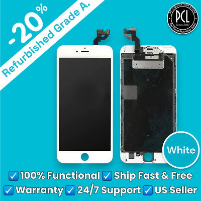 Iphone 6s Plus A1634 Original OEM Display LCD Screen Digitizer・White | eBay