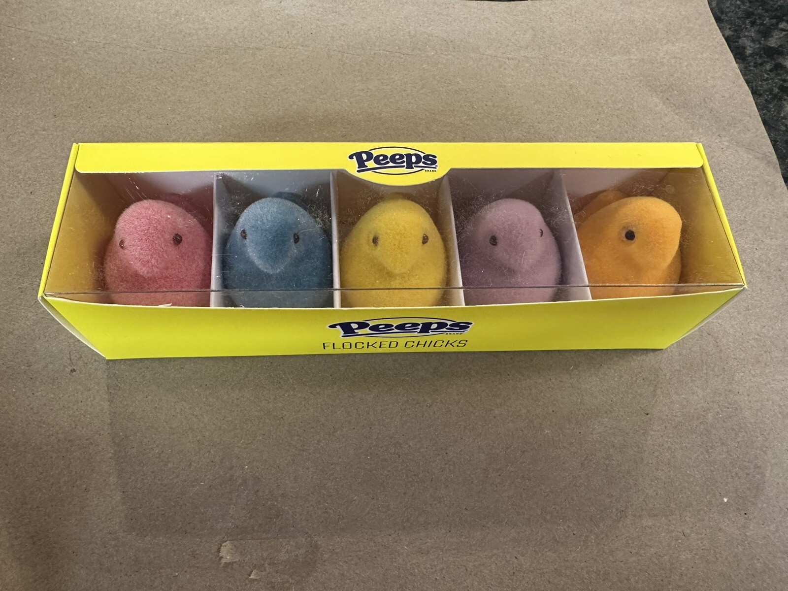 Peeps Flocked Chicks Set of 5 Resin Figures for sale online | eBay