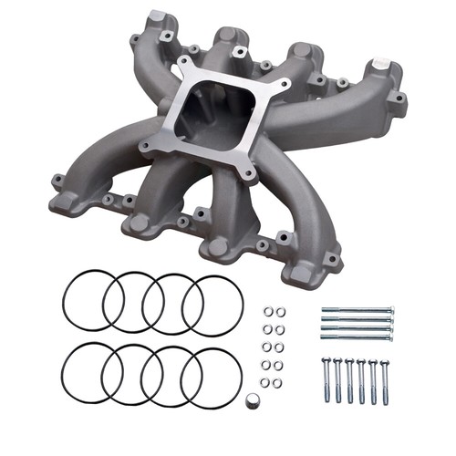 Single Plane Carb Intake Manifold 300-132 For LS1/LS2/LS6 V8 5.7L RPM ...