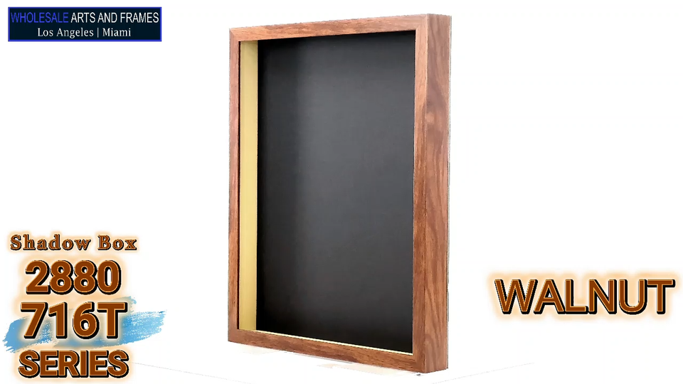 2-3/16" Brown Shadow Box Picture Frame 11x14 12x18 16x20 24x36 30x40 ...