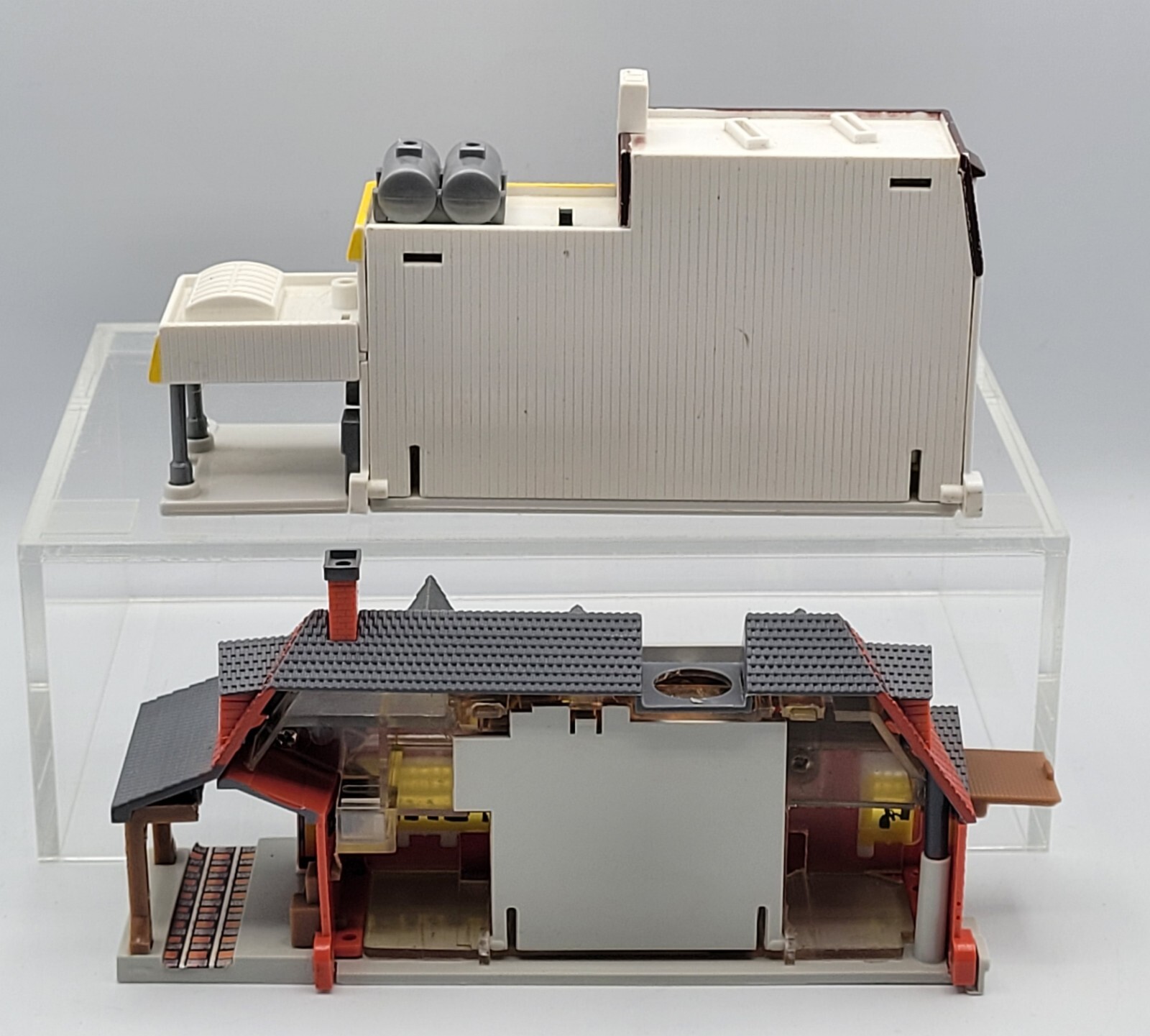 Vintage Galoob City Scenes Micro Machines Gas / Train Station Building ...