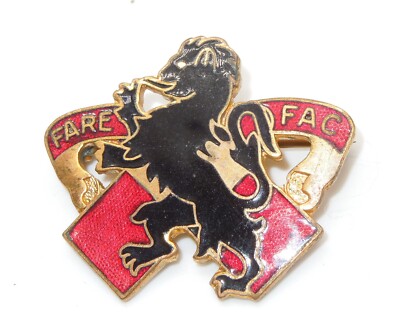 WWII US Army Engineer Center FARE FAC DUI Pin Crest CA9 | eBay