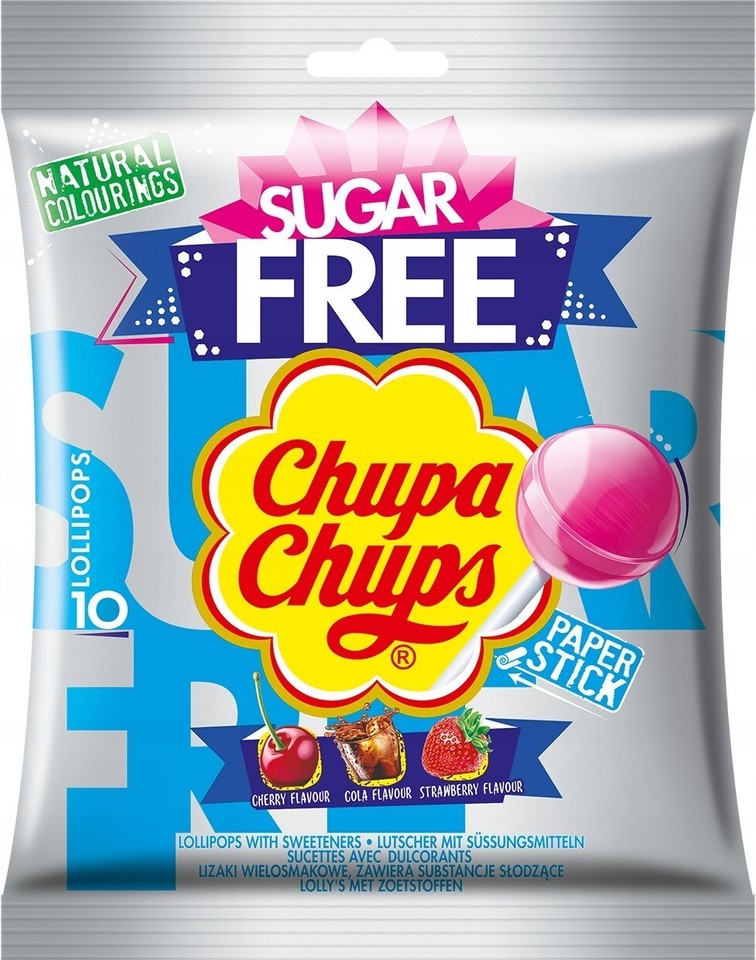 30Pcs Sugarfree Chupa Chups Lollipops Mix Without Sugar Zero Sugar ...