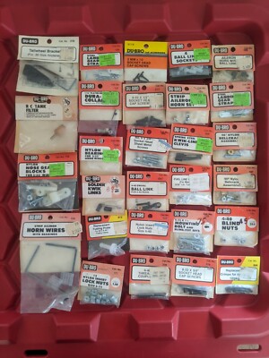 Lot Of 28 Du-bro Rc Airplane Part 189 167 109 112 104 156 161 376 158 ...