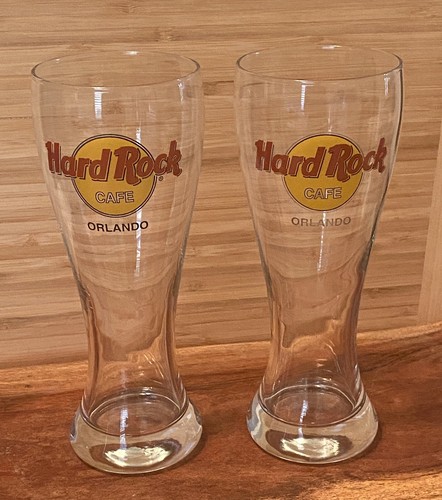 Vintage Hard Rock Cafe Collection Beer Glass Orlando Pilsner Glassware ...