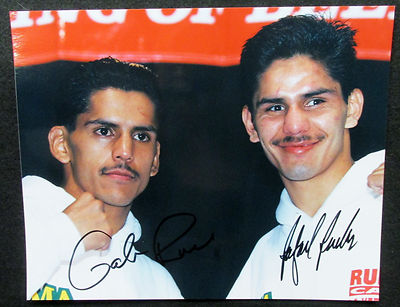 Gabriel and Rafael Ruelas Signed 8x10 Boxing Brothers Photo COA | eBay