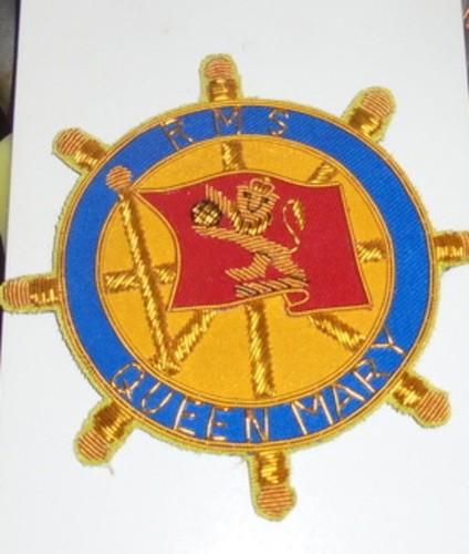 White Star Line RMS Queen Mary Ocean Liner Olympic Class Crest Patch ...