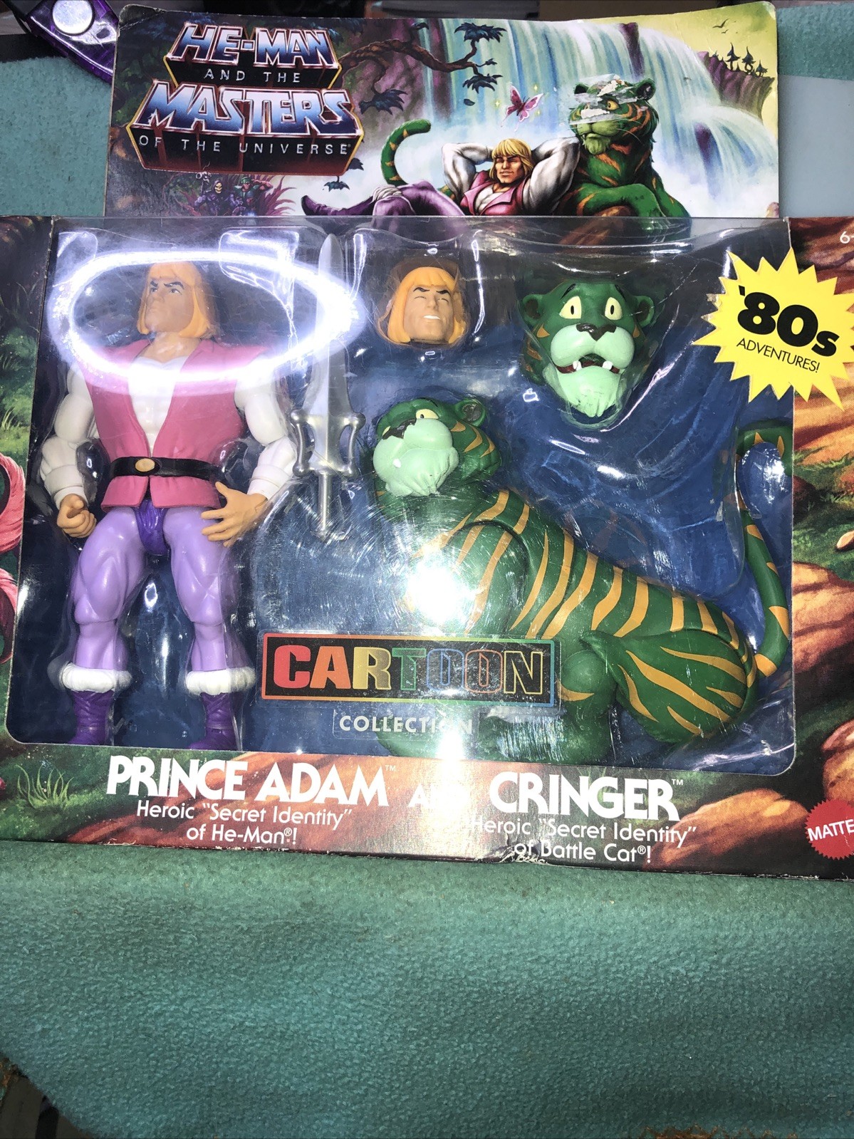 Nib Prince Adam And CringeR HE-MAN AND THE MASTERS OF THE UNIVERSE | eBay