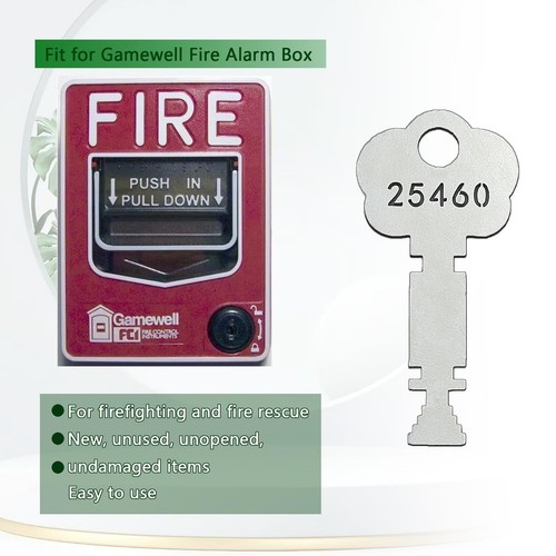 Fire Alarm Master Box Key - Elevator and Gamewell Compatible 25460 ...