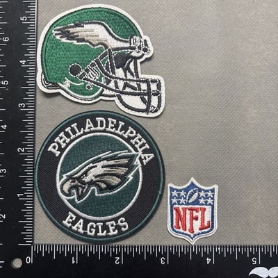 LOT OF 3 PHILADELPHIA EAGLES IRON ON EMBROIDERED PATCH | eBay