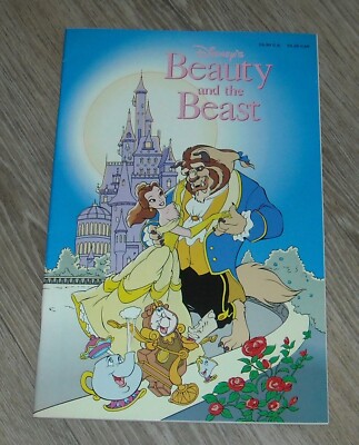 WALT DISNEY BEAUTY and the BEAST ANIMATED MOVIE ADAPTATION COMIC 1991 ...