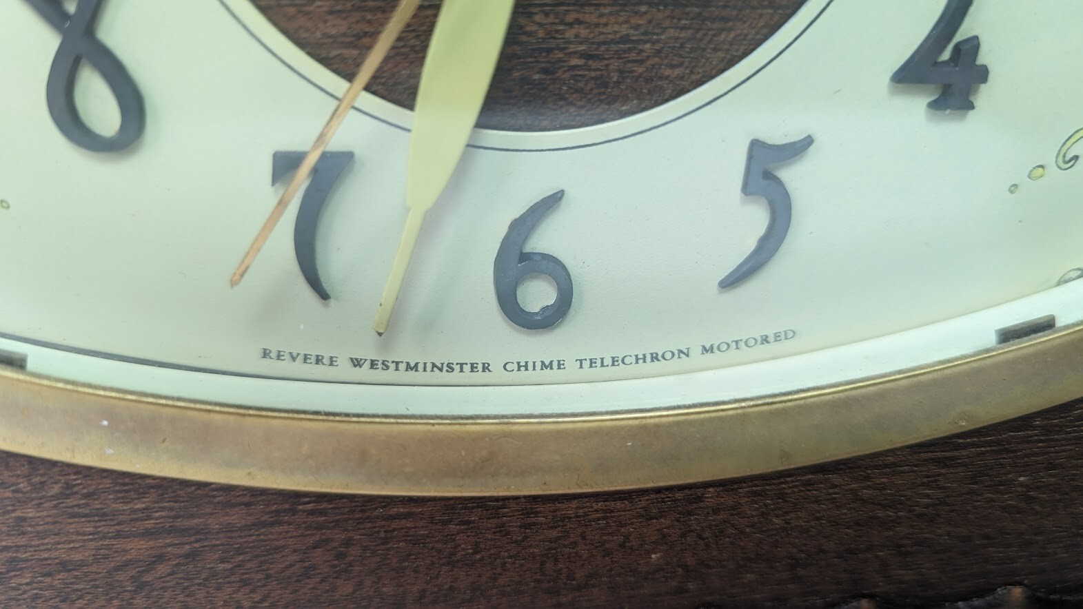 Revere Westminster Chime Telechron R-907 1940 Mantle Clock WORKS! VERY ...