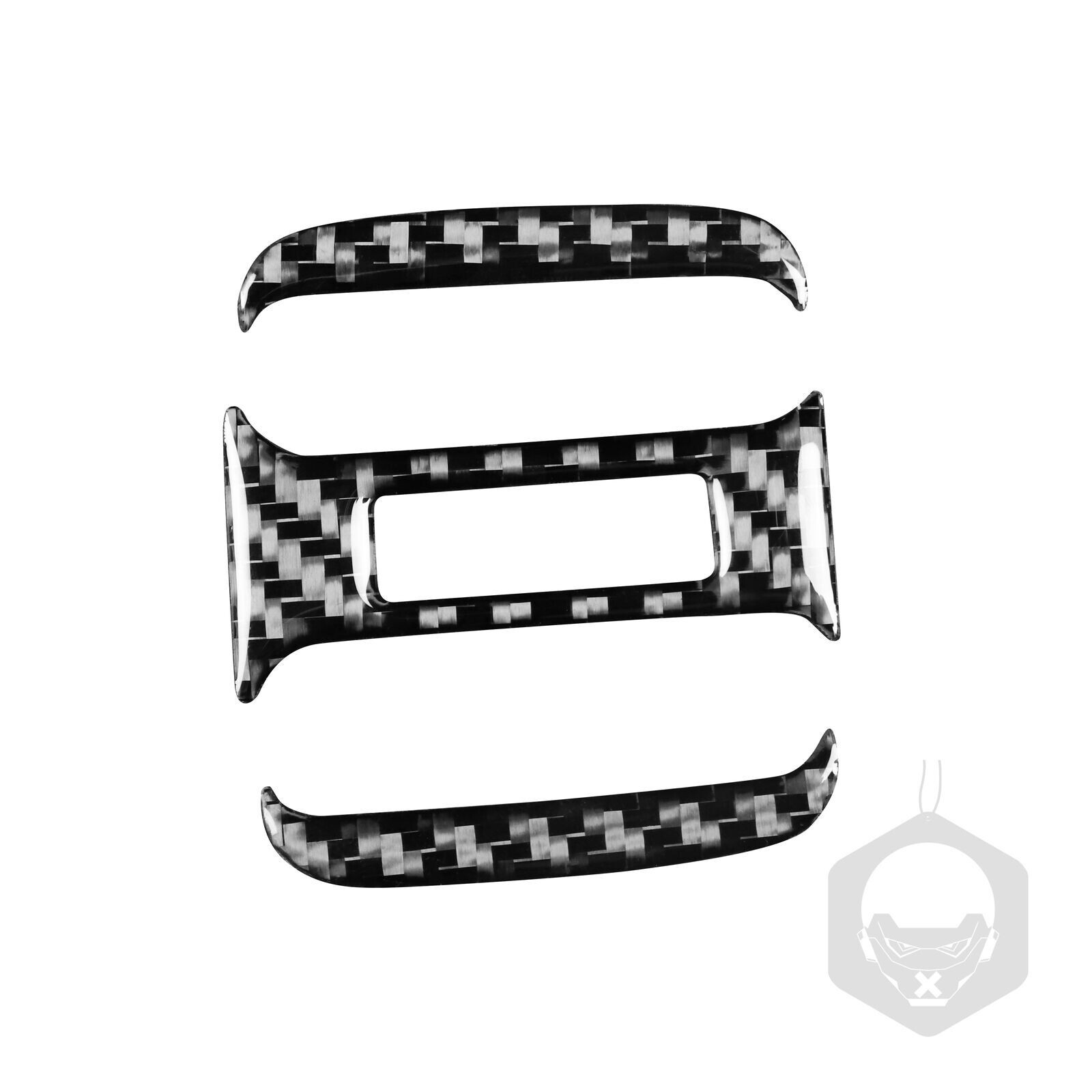 3Pcs Carbon Fiber Rear Air Vent Outlet Cover Trim For Toyota 4Runner ...