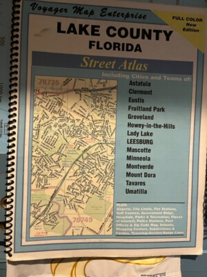 Lake County FL Street Atlas (VM) | eBay