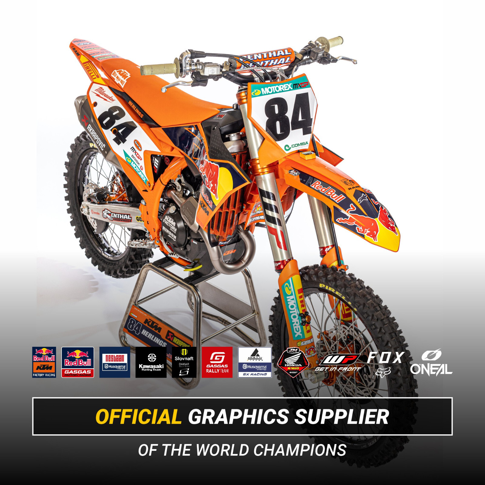 KTM Graphics 2023 2024 SX SX-F XC XC-F 125 250 300 350 450 decals ...