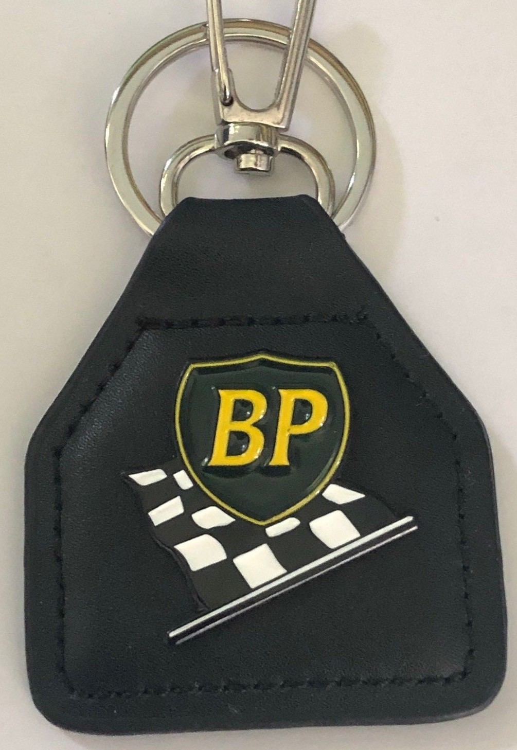 BP Racing Flag genuine leather key fob. D020304F | eBay
