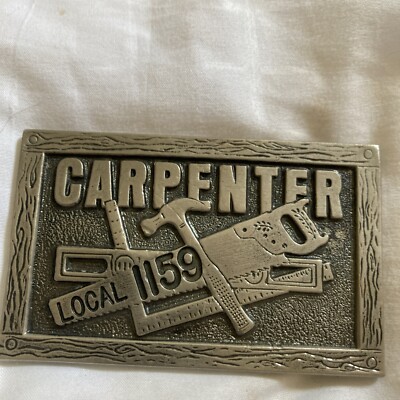Local 1159 Carpenters Union Belt Buckle Exclusion Addition Haddock ...