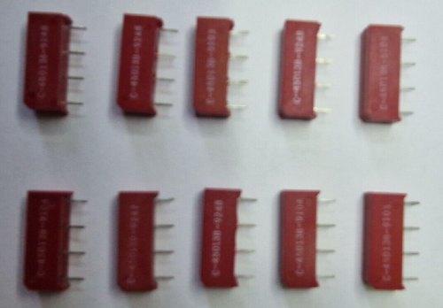 10x Relay 5V Coil SPNO SIL Dry Reed HE3600 4 pin, equiv to Meder sil05 ...