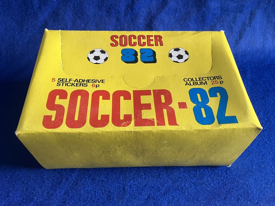 FKS Soccer 82 Football Album Stickers - Unopened Full Box Of 100 ...