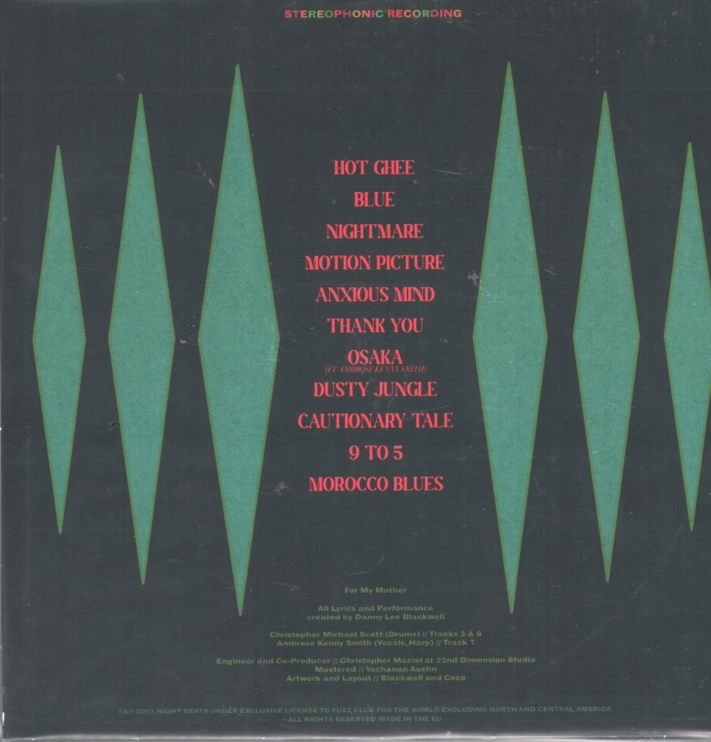 Night Beats Rajan LP vinyl Europe Fuzz Club 2023 180g green vinyl with ...