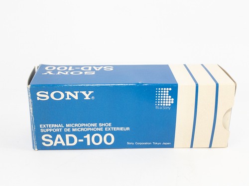 Sony SAD-100 External Microphone Shoe - Japan, New in Open Box, GR8 | eBay