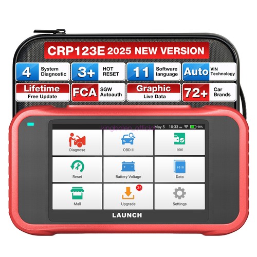 LAUNCH CRP123E CRP123X OBD2 Scanner ABS SRS Check Engine Car Diagnostic ...