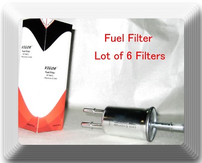 Lot of 6 Fuel Filter F65472 G9343 Fits: Ford Lincoln Mazda & Mercury | eBay