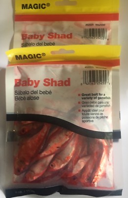 Wounded Baby Shad Preserved by Magic Products 4 oz. resealable bag Item ...