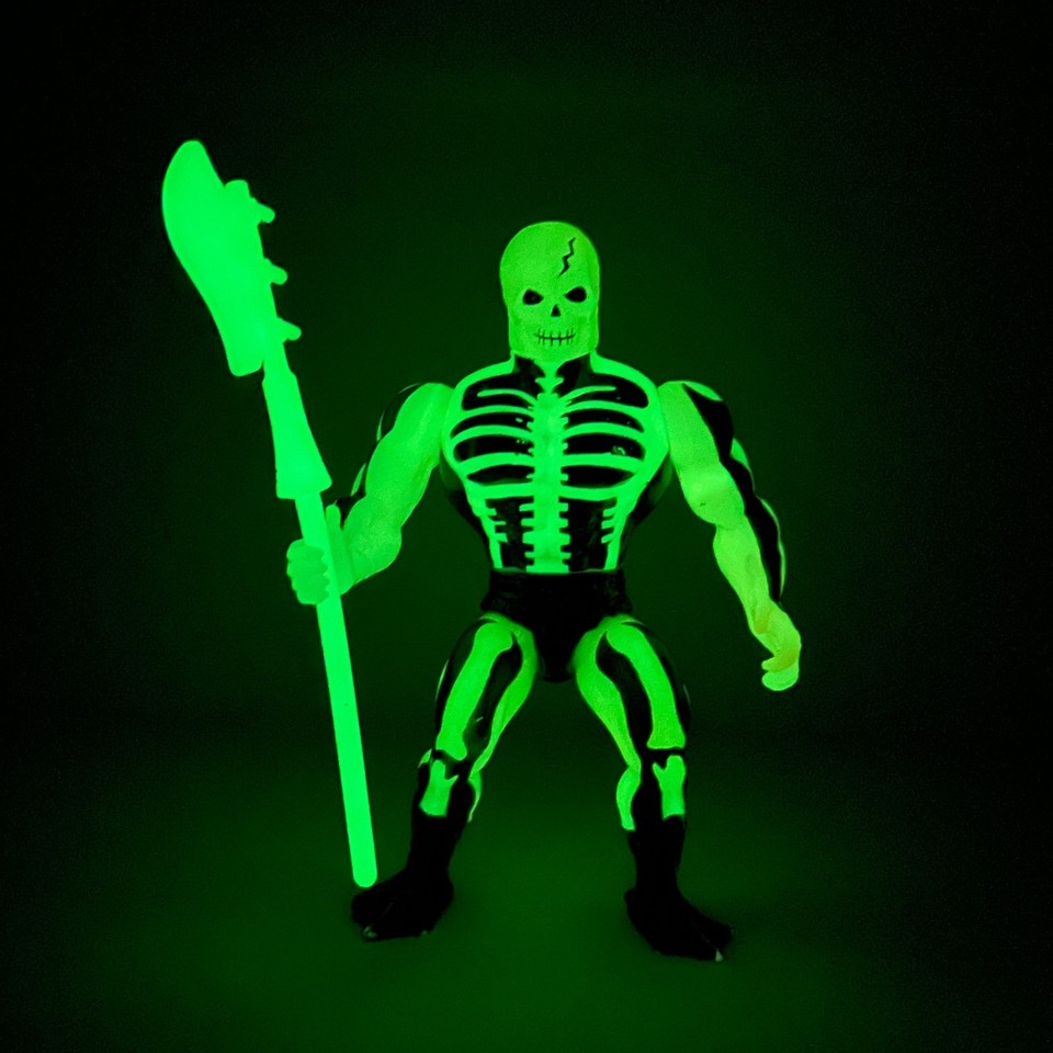 Scare Glow vintage figure MOTU *complete* +mini comic (1987) Heman ...