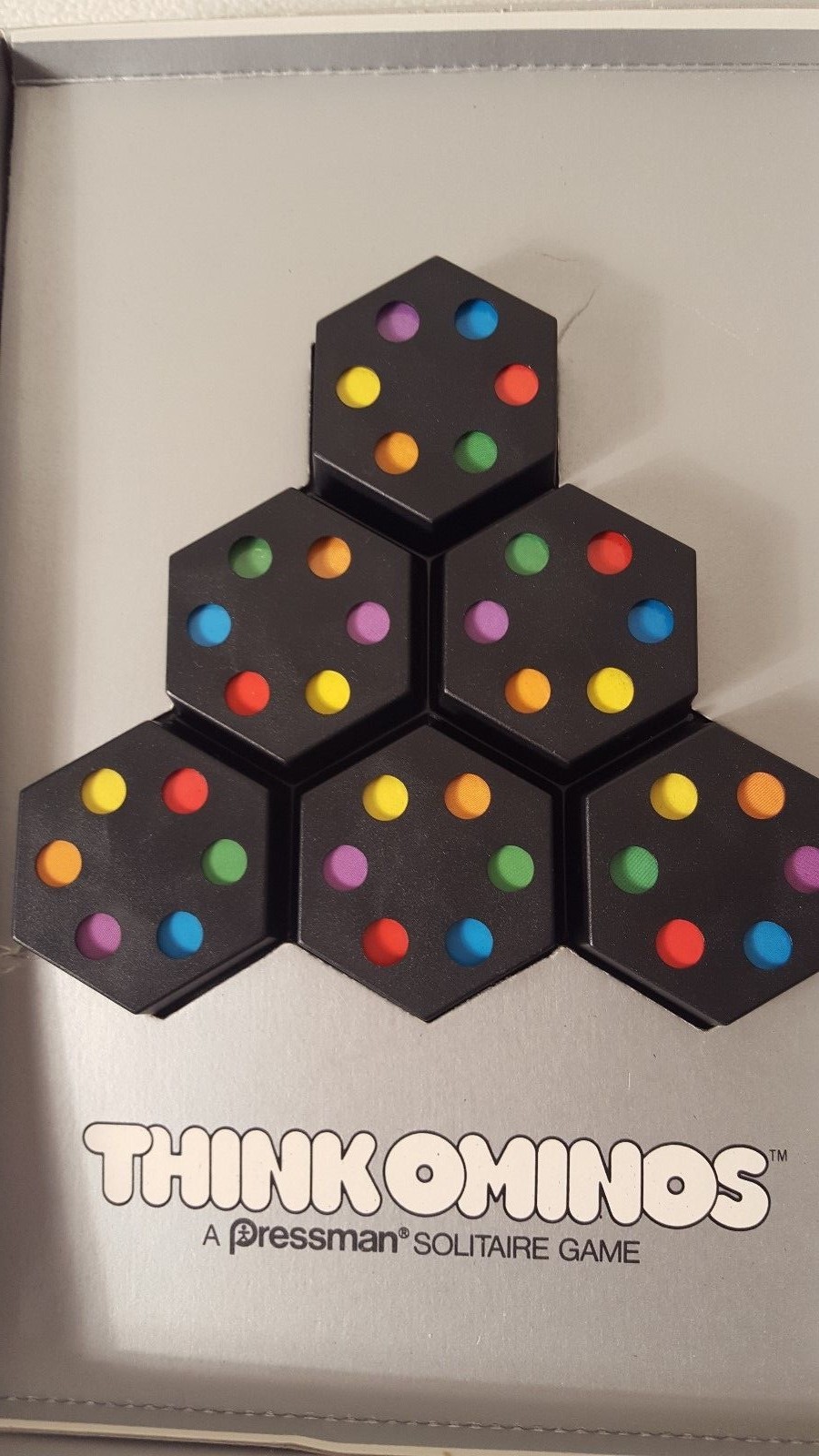 THINK OMINOS - VTG Pressman Solitaire Game 1984 #111 | eBay
