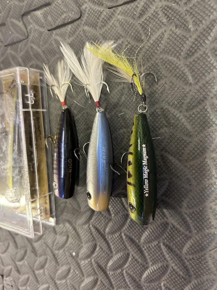 Fishing Lures Yellow Magic Rico Splash It Pop R Havana | eBay