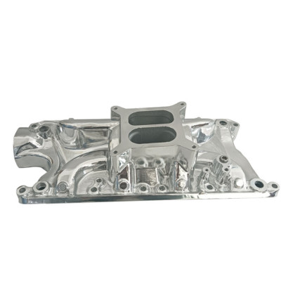 Small Block Ford SBF 260 289 302 Intake Manifold Polished Dual Plane ...