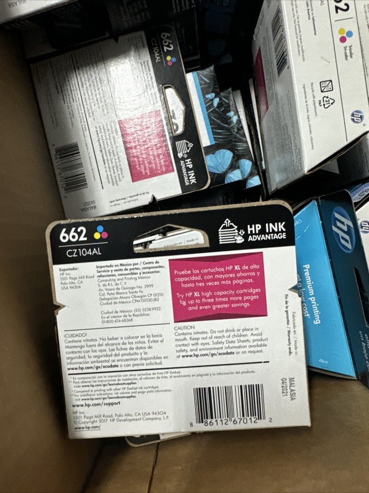 HP 662 Tri-Color Ink Cartridge for HP Printers | eBay