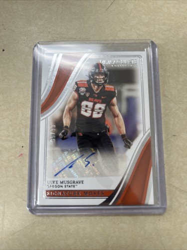 2023 Immaculate Collection Signature Moves Luke Musgrave ROOKIE AUTO ...