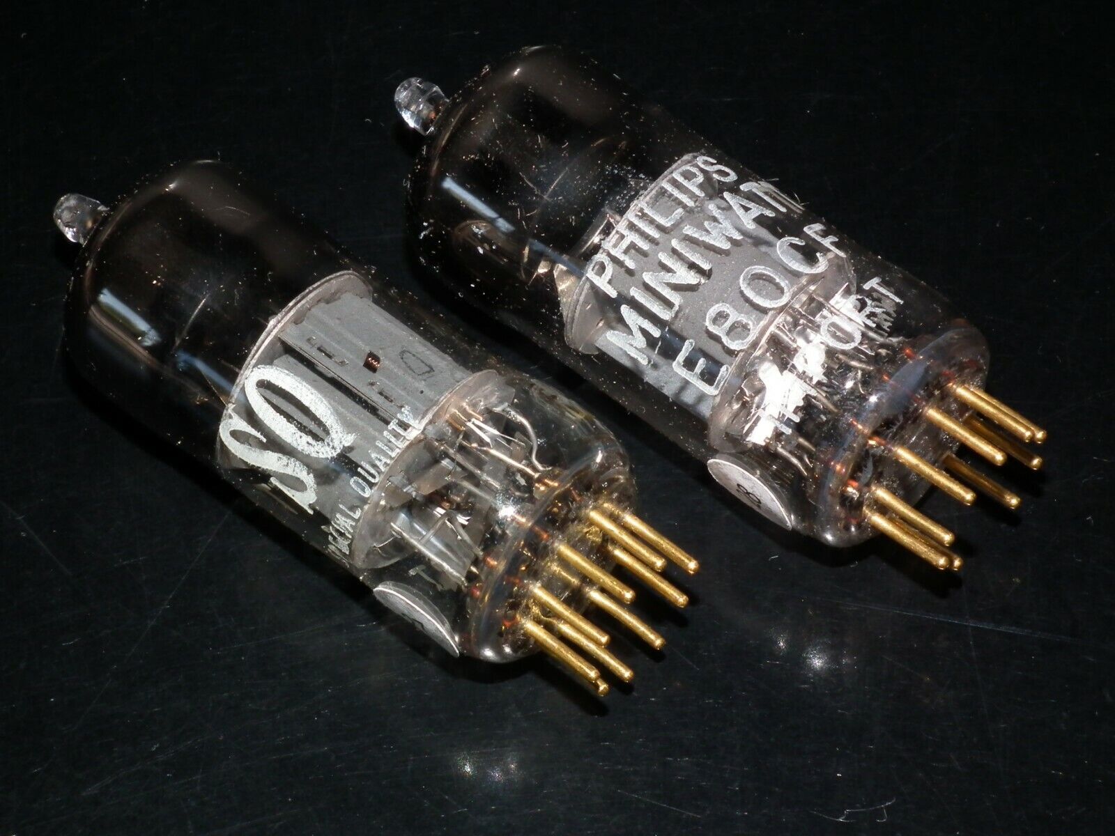 VALVO GERMANY E80CF 7643 for McIntosh MR-67 65B 71 Pinched Waist!!! Philips SQ | eBay