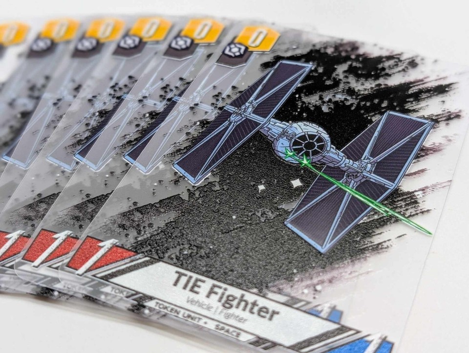 Star Wars Unlimited TCG Premium Full Sized Spot Gloss TIE Fighter ...