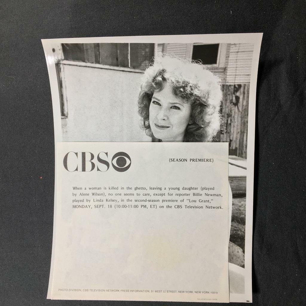 1978 Alene Wilson LOU GRANT Linda Kelsey CBS Original TV Still Photo ...