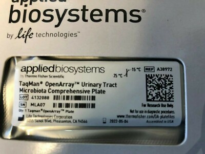 Applied Biosystems TaqMan OpenArray Urinary Tract Microbiota Compre ...
