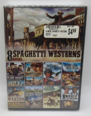 SPAGHETTI WESTERNS: 8-FILM COLLECTION 2-DISC DVD SET, WANTED BLOOD ...