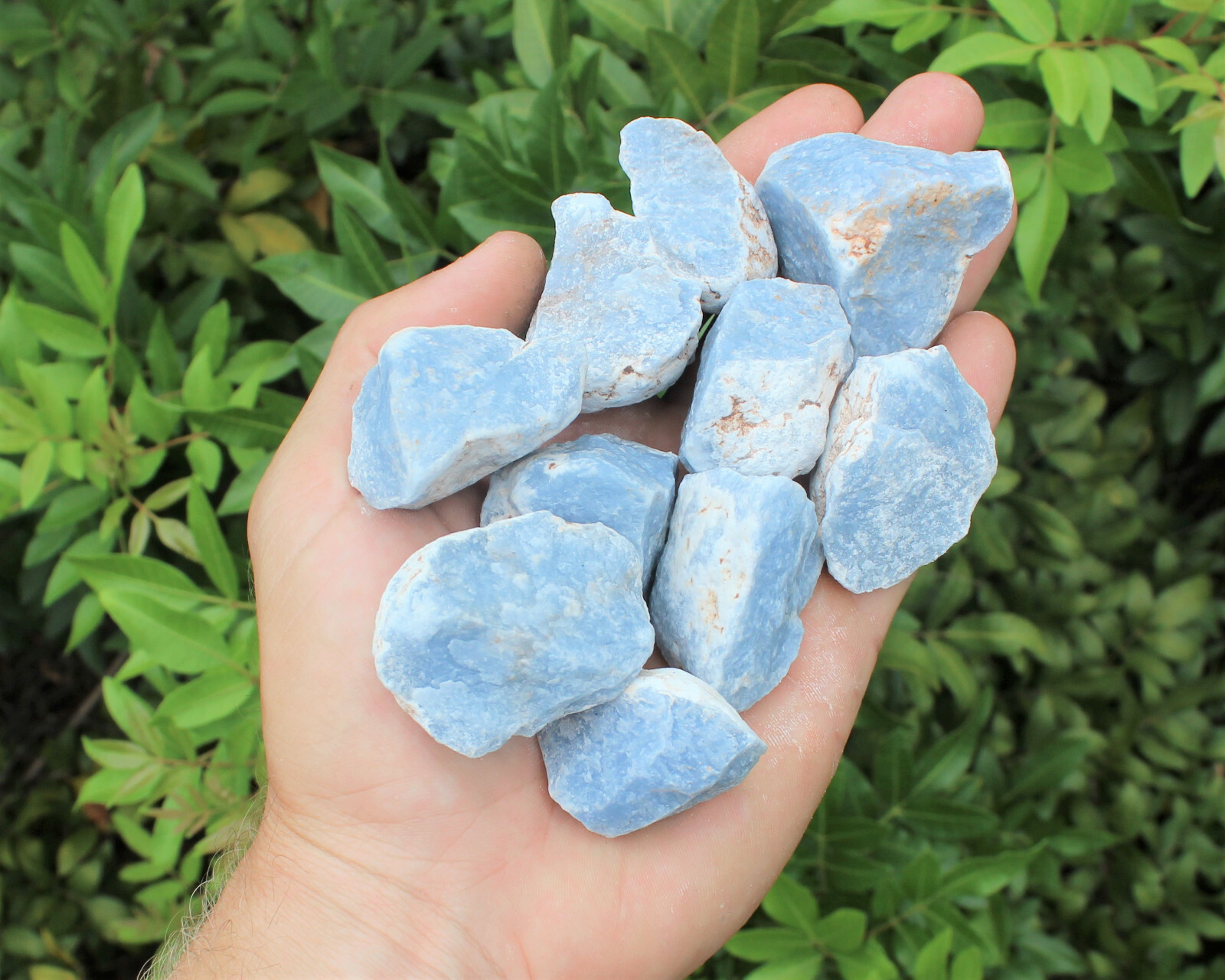 1 Rough Natural Angelite Crystal ( Blue Stone, Raw Specimen Mineral ...