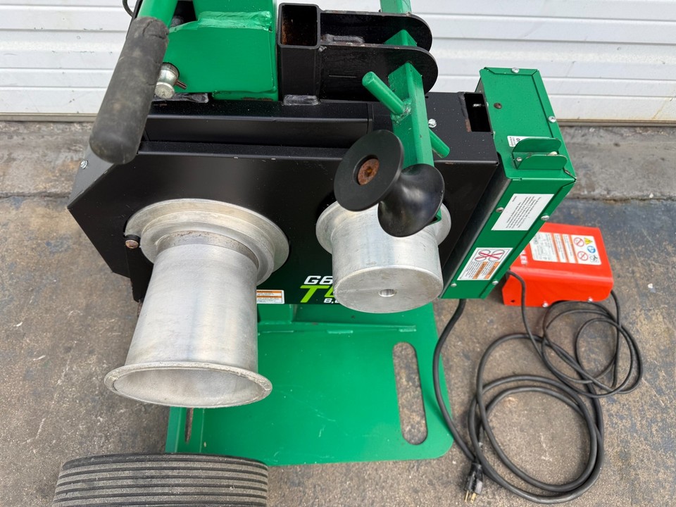GREENLEE G6 Turbo 6000 LB Cable Puller, Force Gauge & Foot Switch L@@k ...