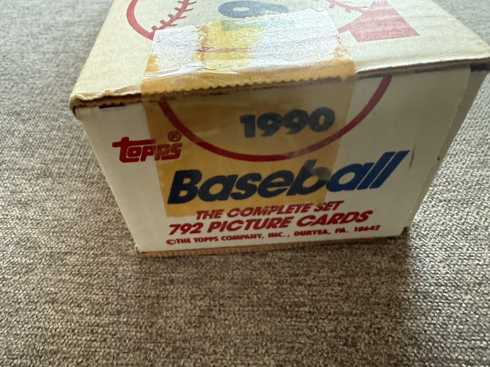 Topps 1990 Complete Set Series Sealed Baseball Cards Attic Find | eBay
