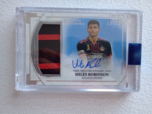 2022 Topps Renaissance MLS Miles Robinson Auto Relic /20 | eBay