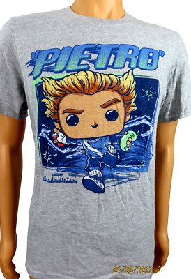 Marvel Pietro Funko Pop T Shirt Size M Wanda Vision Gray | eBay