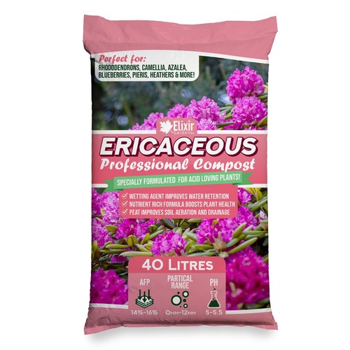 Ericaceous Compost for Acid Loving Plants inc. Blueberry, Rhododendron ...