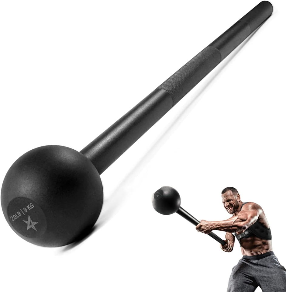Steel Mace Bell, Mace Club for Strength Training, Functional Full Body ...