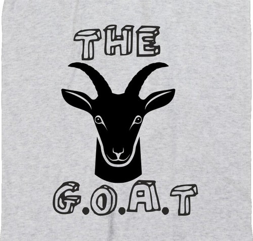 The Goat T-shirt - G.O.A.T, 'Greatest Of All Time', Various Colours, S ...