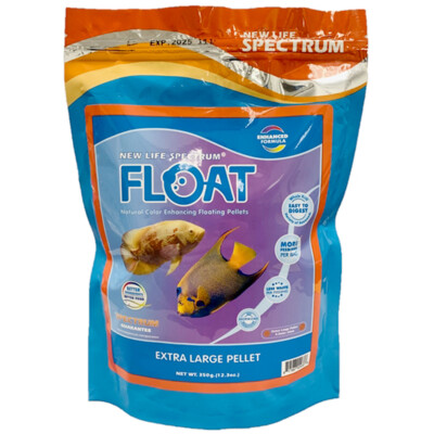 New Life Spectrum FLOAT Extra Large Pellets 350g Color Enhancing Fish ...