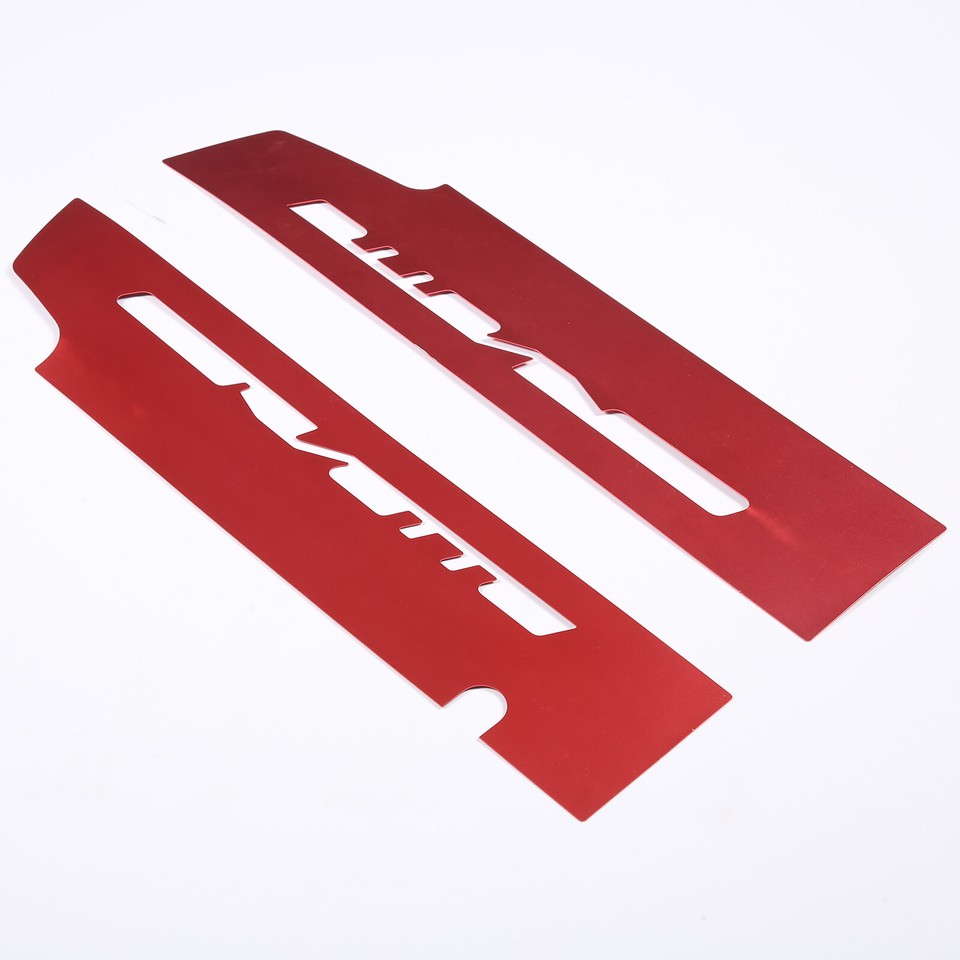 2PCS Red Aluminum Alloy Engine Side Panel Trim Covers For Corvette C7 ...