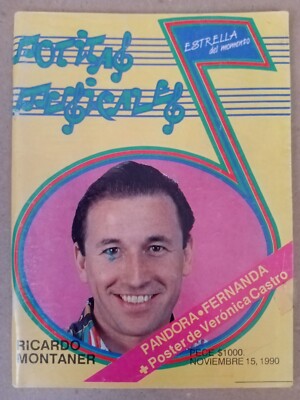 RICARDO MONTANER NOTITAS MUSICALES POKET MEXICAN MAGAZINE MEXICO ...